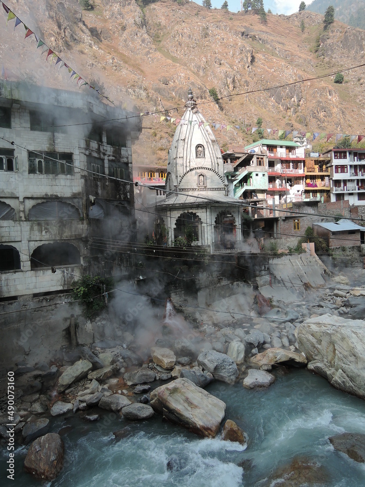 The hot water springs of Manikaran,Hot Springs in Himachal Pradesh ...