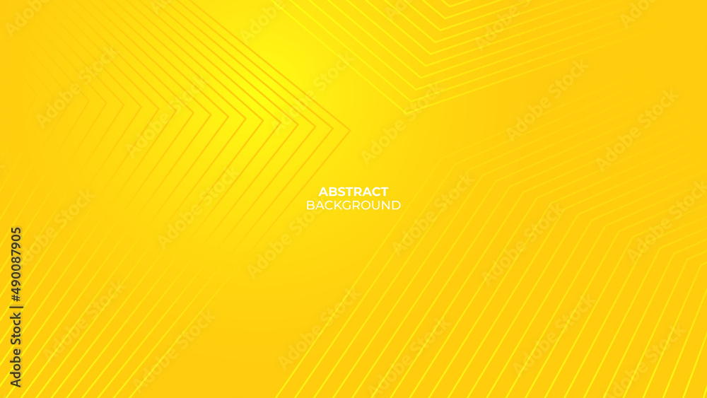 Modern yellow abstract presentation background. Vector illustration ...