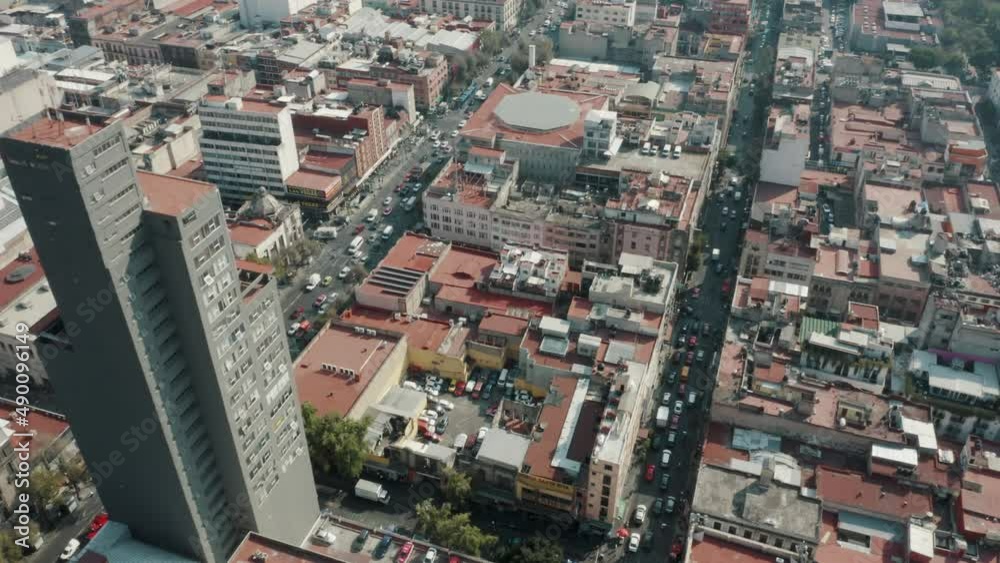 Aerial View Of Mexico City (CDMX) In Mexico With Scene Of Daytime ...