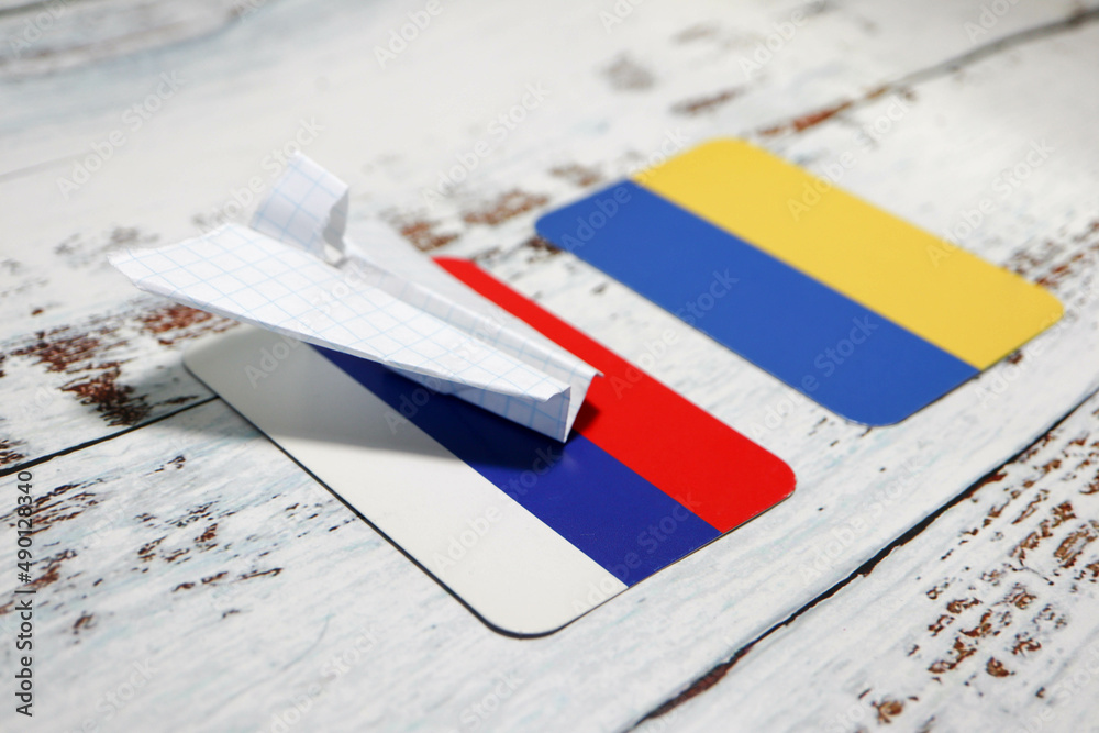 no travel by plane closed sky because of war conflict between Russian ...