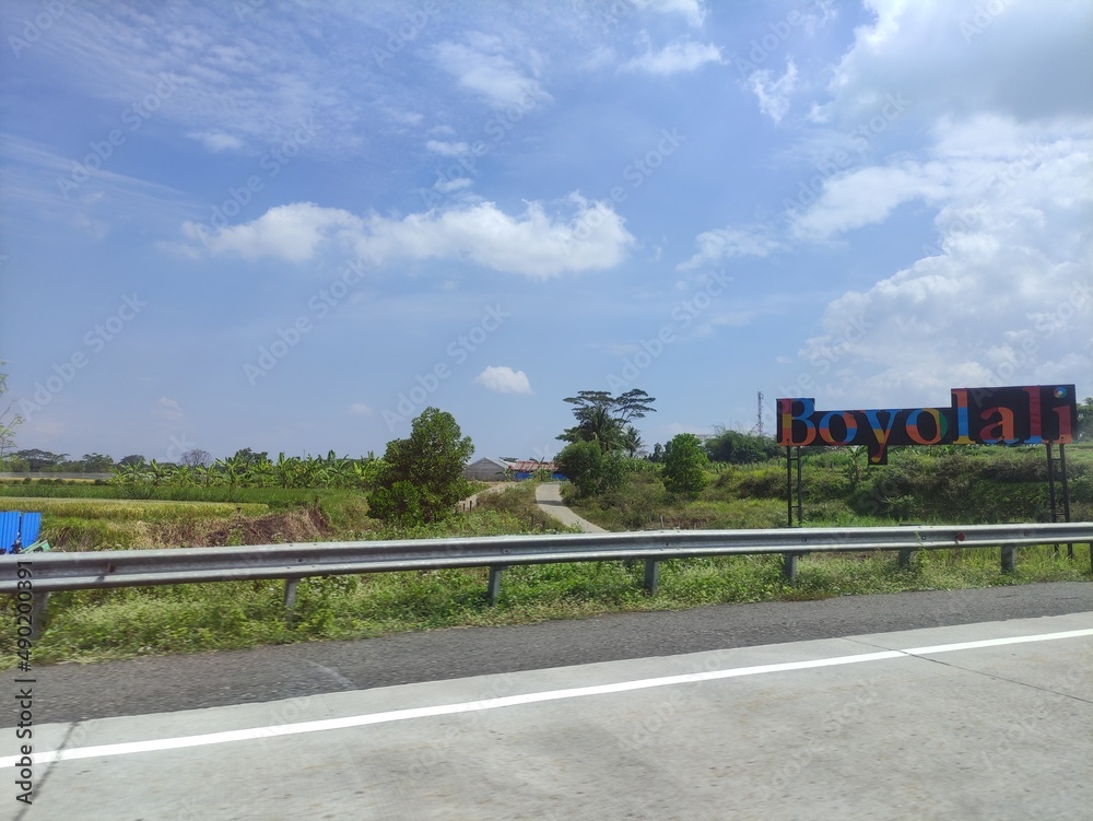 Trans Java toll road infrastructure that connects the cities of Jakarta ...