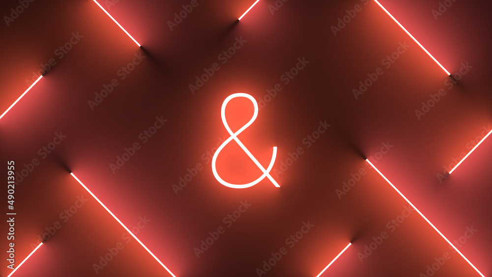 Ampersand Neon Sign