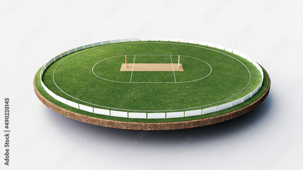 Cricket Ground Top View