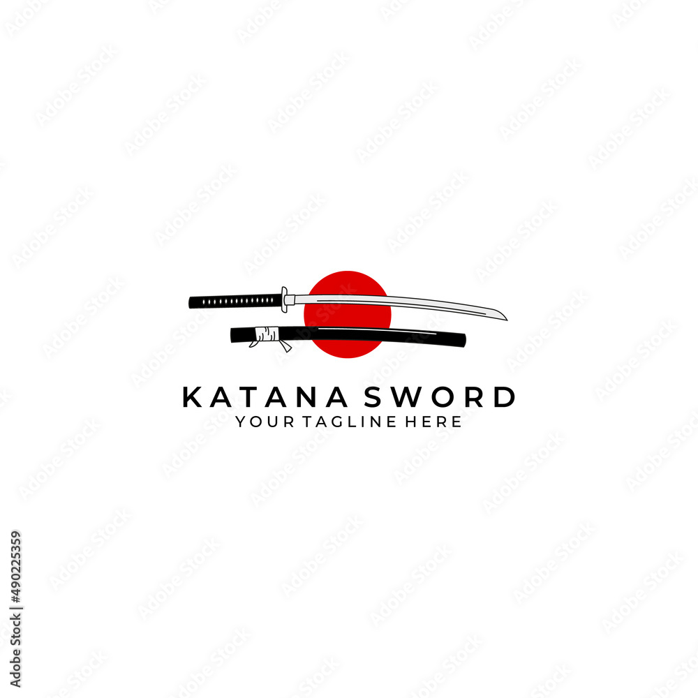 Samurai Sword Logo Design