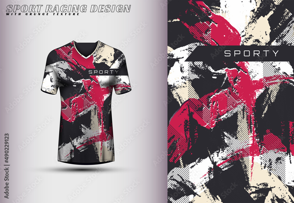 Front racing shirt design. Sports design for racing, cycling, jersey ...