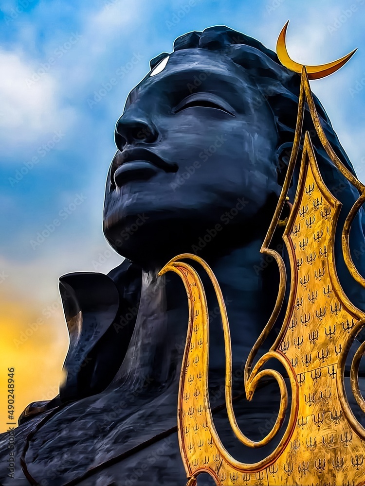 statue of Lord shiva / isha yoga / Mahashivratri Stock Photo | Adobe Stock