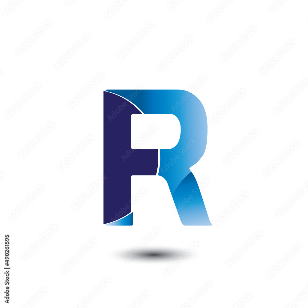 Initial letter R logo design vector Stock Vector | Adobe Stock