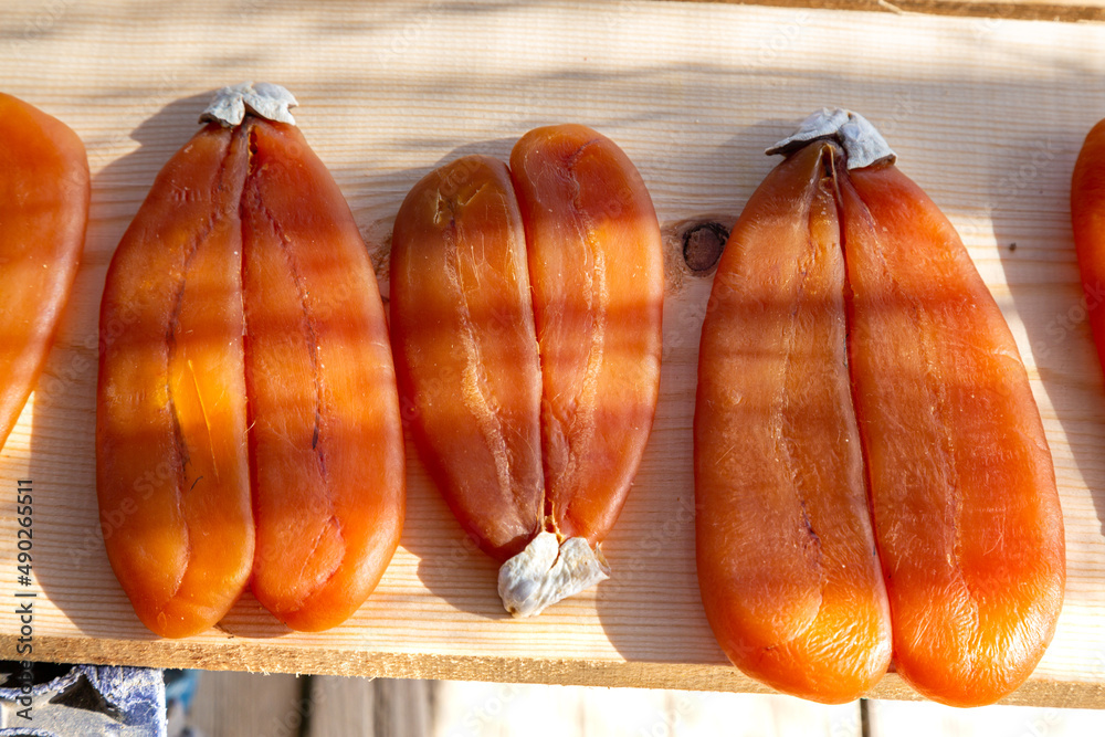 Mullet caviar. Known as Karasumi in Japanese, Bottarga in Italian and ...