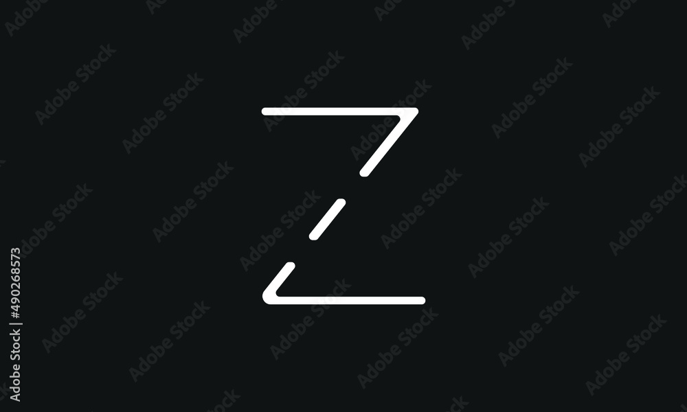 Alphabet letter icon logo z Stock Vector | Adobe Stock