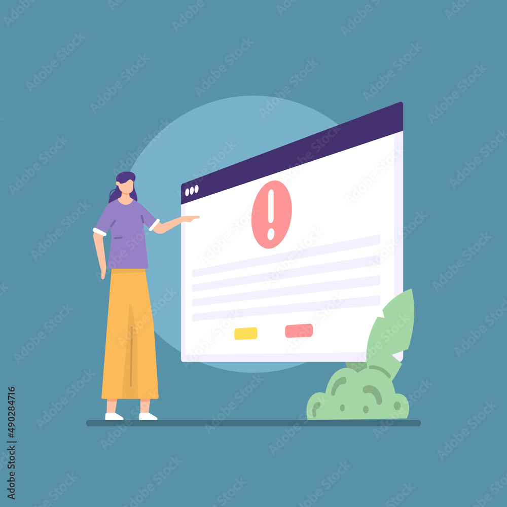 warning letter, hazard notification, report letter. a user gets a ...