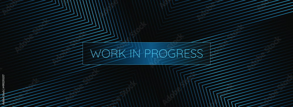 Work in progress background Stock Vector | Adobe Stock