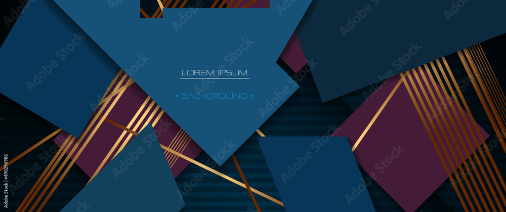 Vector modern graphic design, presentation background. Illustration art ...