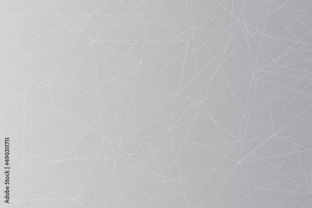 Network abstract connection isolated on gray background. Network ...