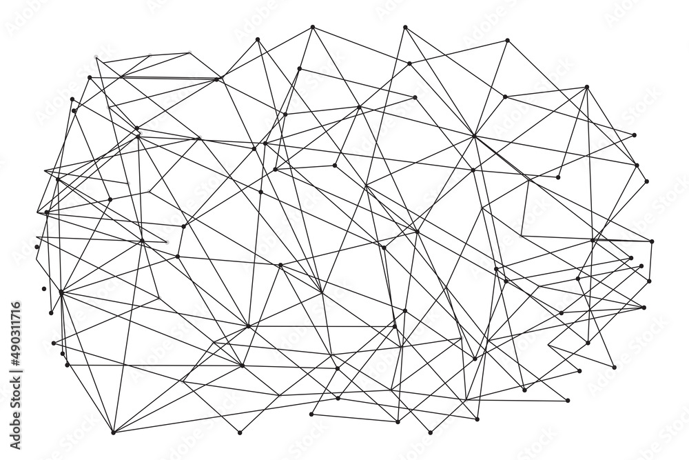 Network Vector Background