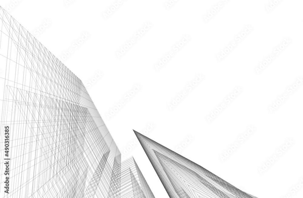 abstract architectural background Stock Vector | Adobe Stock