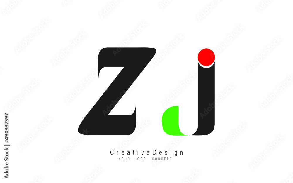 ZJ Letter logo design emblem Vector Icon, emblem With White background ...