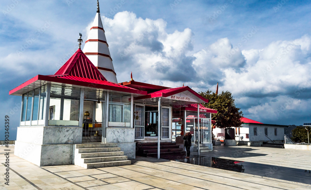 An ancient hindu temple in himalayas called Kali ka Tibba. A popular ...