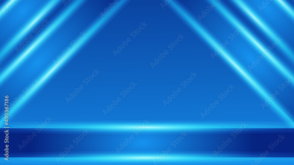 Modern blue abstract presentation background. Vector illustration Stock ...