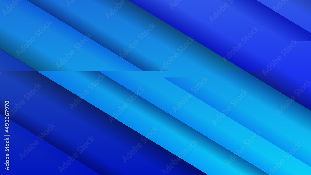 Modern blue abstract presentation background. Vector illustration Stock ...
