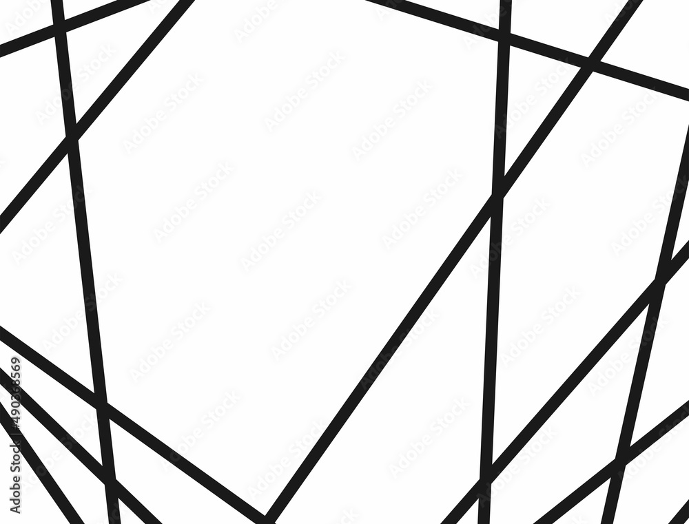 Simple rectangular background with random lines. Vector illustration ...