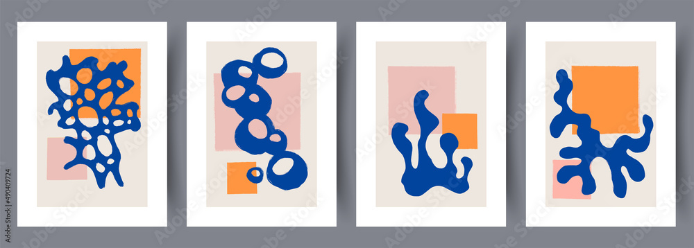 Printable wall art vector poster set. Stock Vector | Adobe Stock