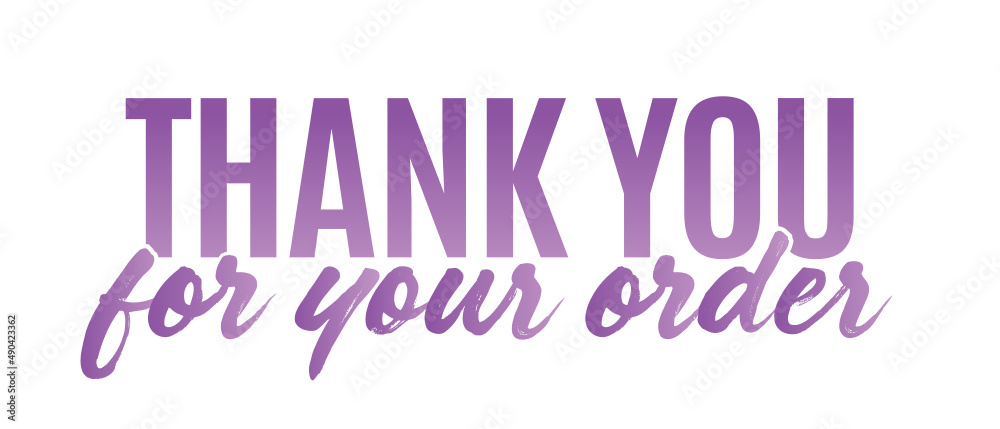 Thank You For Your Order, Thanks for Ordering, Online Business, Thank ...