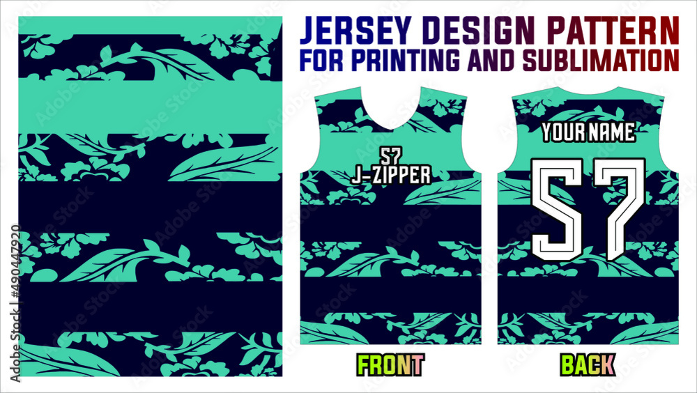 jersey printing design pattern for soccer, badminton, basketball ...