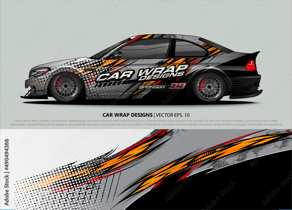 car graphic background vector. abstract lines vector with modern ...