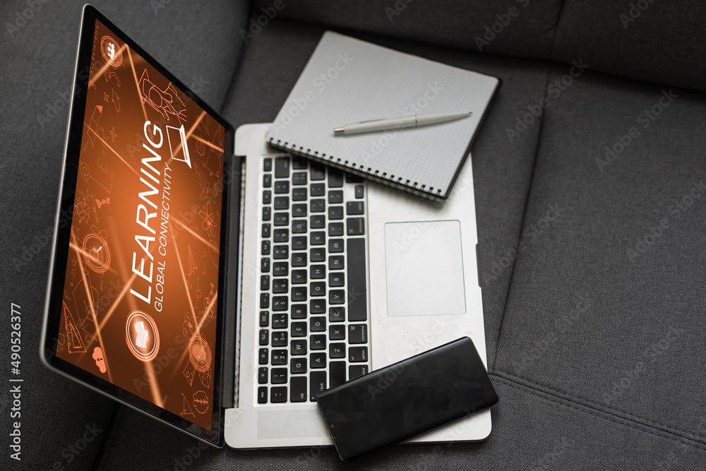 E-learning and Online Education for Student and University Concept ...