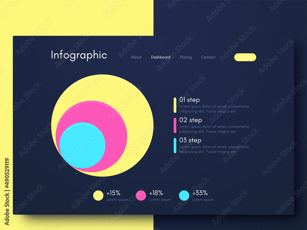 Modern infographic vector elements for business brochures. Use in ...