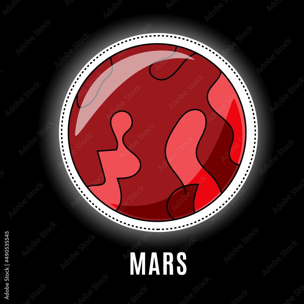 Cartoon Planet Mars