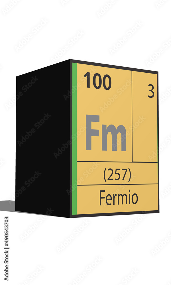 Fermio, Elementos de la tabla periódica Stock Illustration | Adobe Stock
