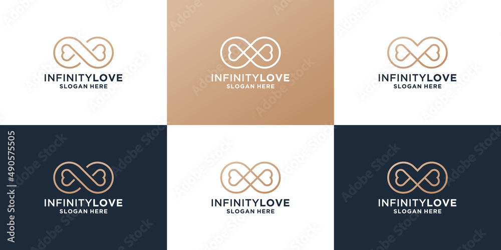 collection of infinity love logo design inspiration for your business ...