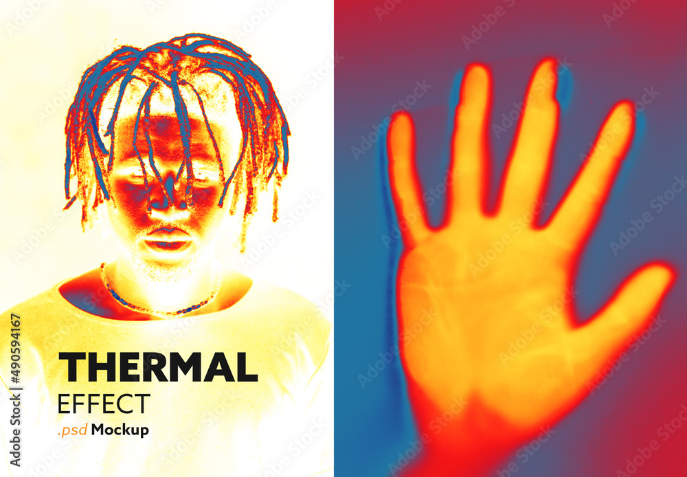 thermal Effect Stock Template | Adobe Stock