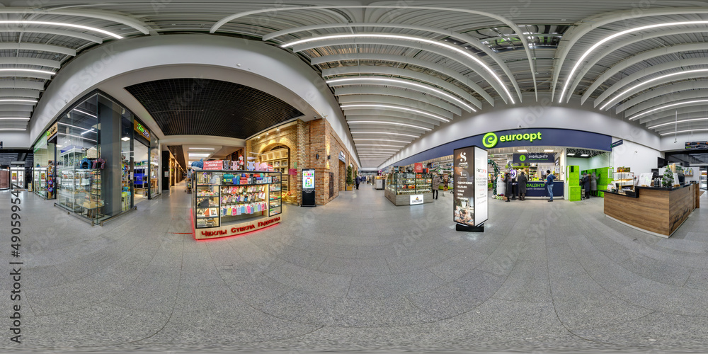 MINSK, BELARUS - MAY, 2021: Full spherical seamless hdri 360 panorama ...
