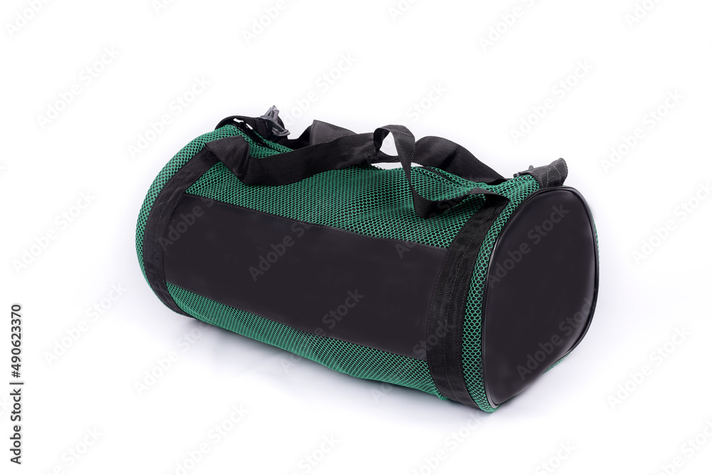 exercise backpack used for physical exercise isolated on white ...