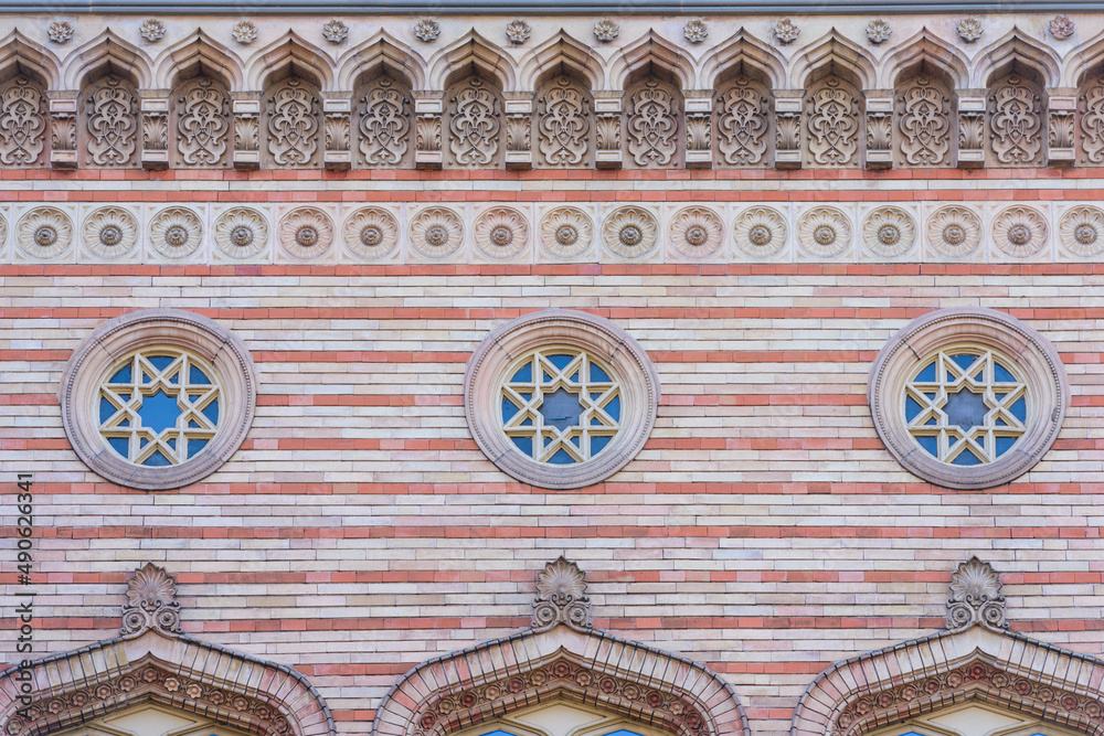 Neoclassical mural relief bordure, 1866 germany Stock Photo | Adobe Stock
