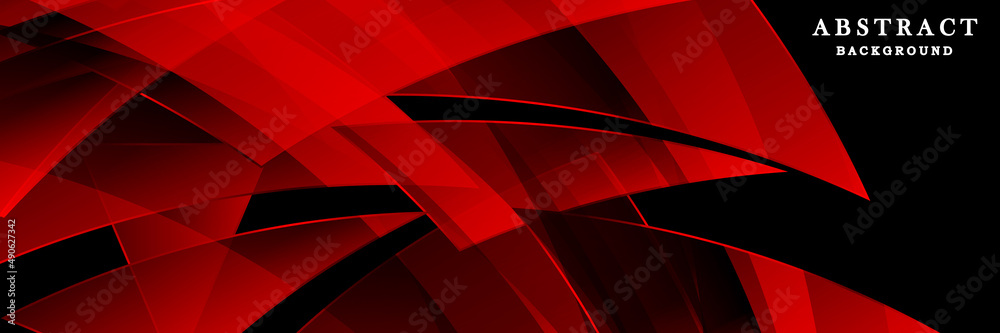 Abstract red and black triangle background Stock Vector | Adobe Stock