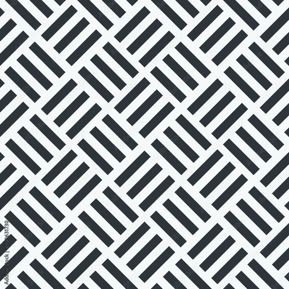 Vector pattern repeating three rows of checkered plates with square in ...