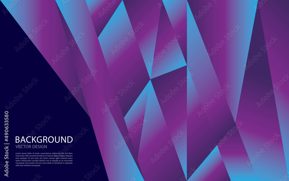 Purple polygon abstract background vector creative design, gradient web ...