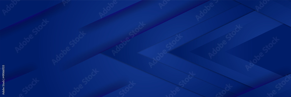 Modern abstract dark blue banner background. Vector illustration ...