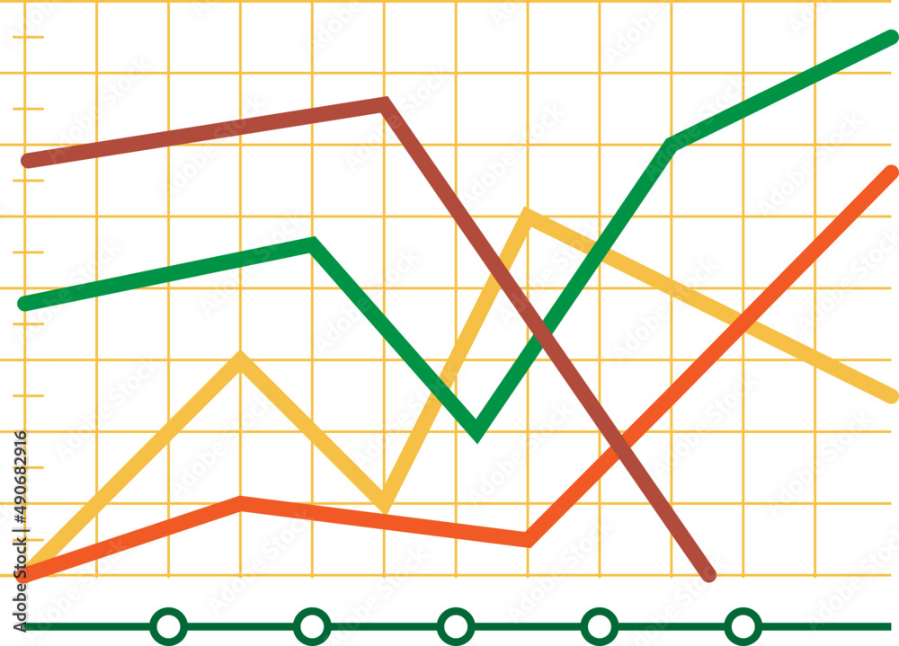 Graph or Chart Elements as Diagram Design for Business Presentation and ...