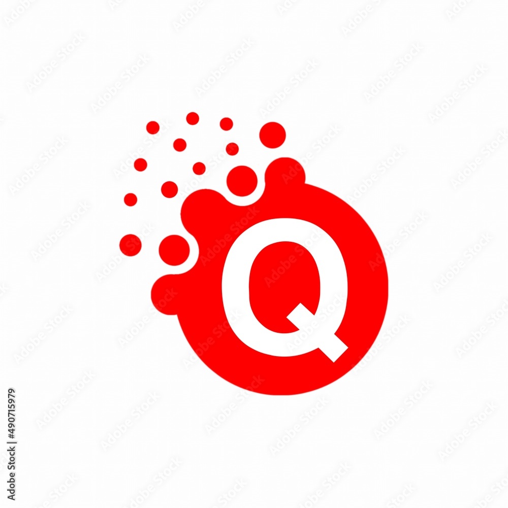 Q logo design with creative logo shape. Q alphabet. Q letter. Alphabet ...