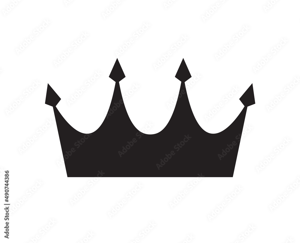 Simple Black Crown Icon Illustration Stock Illustration | Adobe Stock Simple Black Crown Icon Illustration Stock Illustration | Adobe Stock