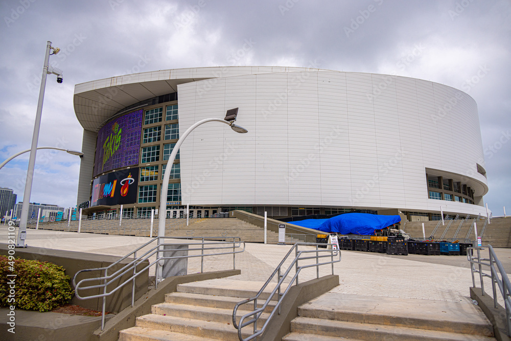 FTX Arena Miami former American Airlines Arena - MIAMI, USA - FEBRUARY ...