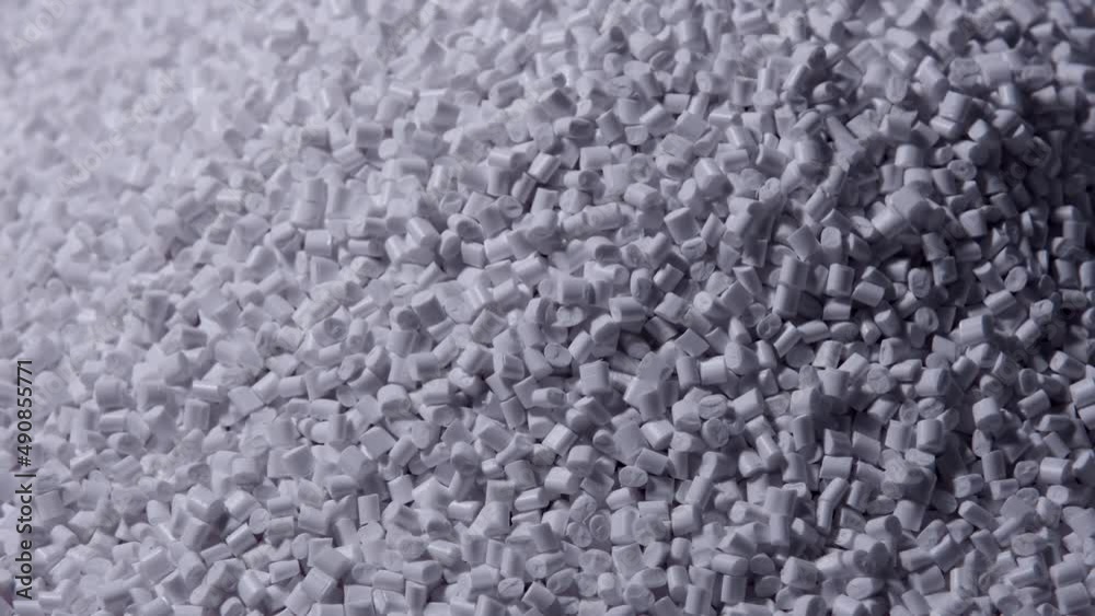 Video „Polymer products of different colors. Polymers and polystyrene ...