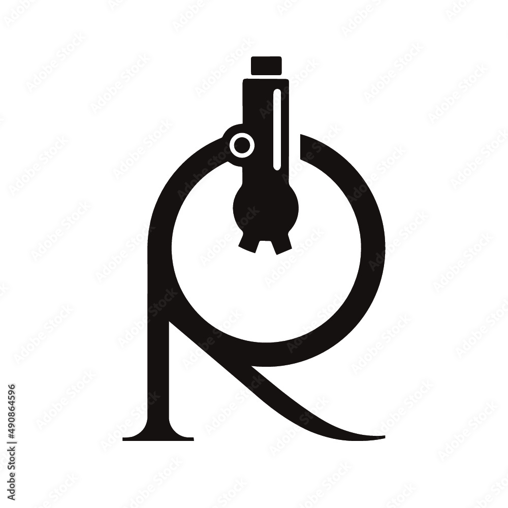 Lab microscope icon.,ector sign. Symbol, logo illustration Stock Vector ...