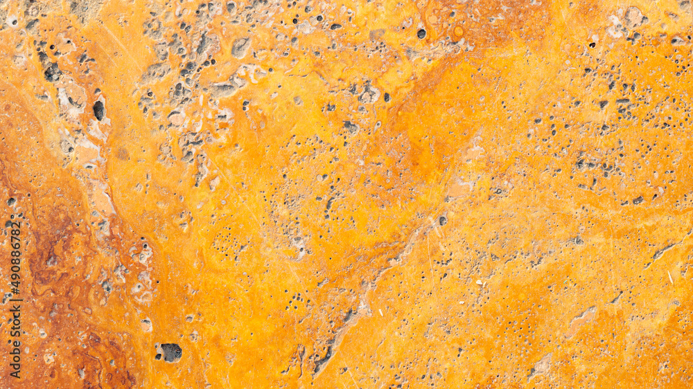 Orange marble surface texture background. Rough surface of orange ...