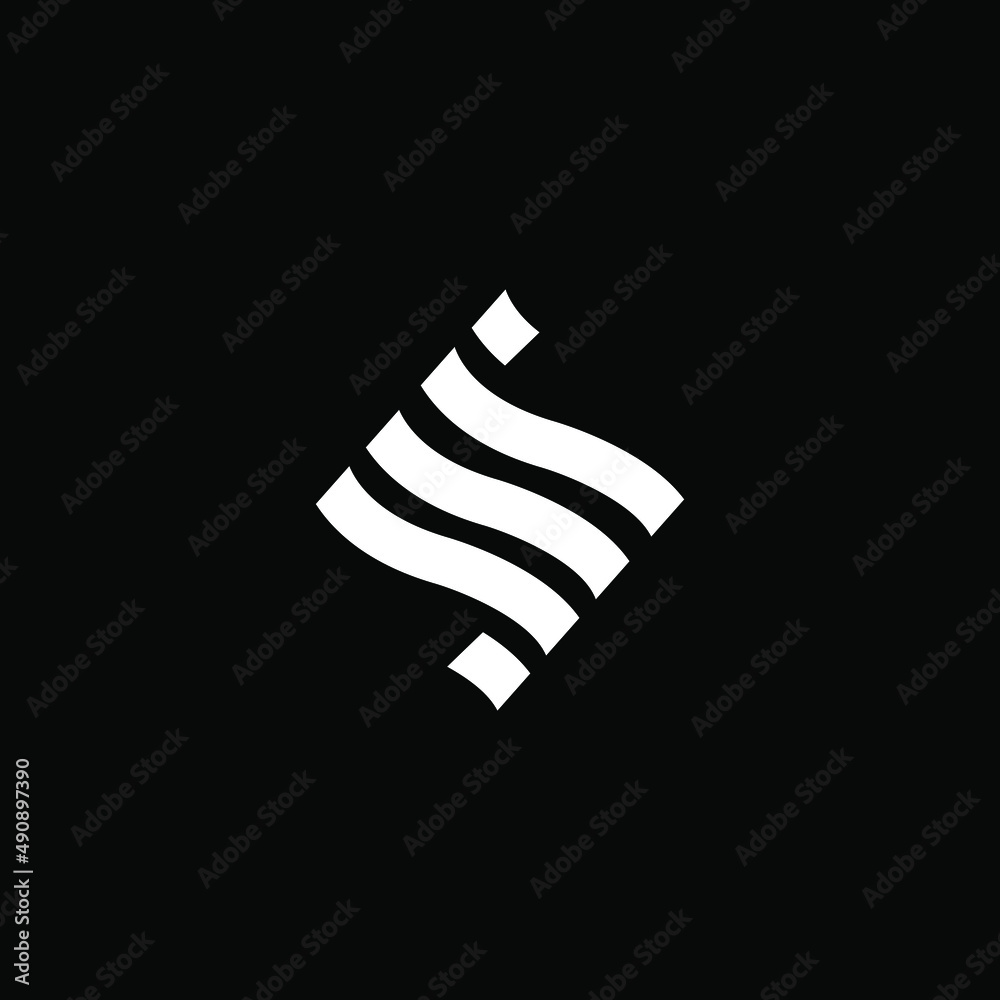 Creative, Modern, clean S Logo Design In Illustrator On Black Baground ...