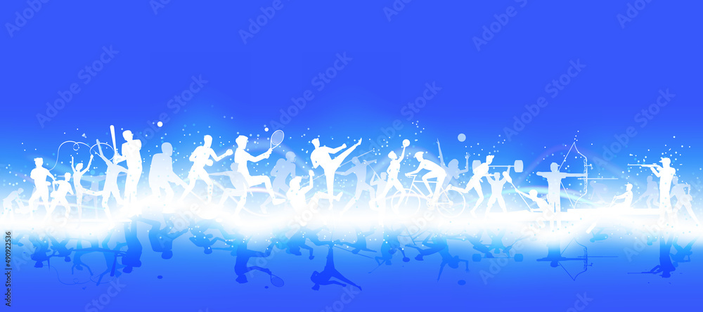 Sports background design with abstract modern template. Vector ...
